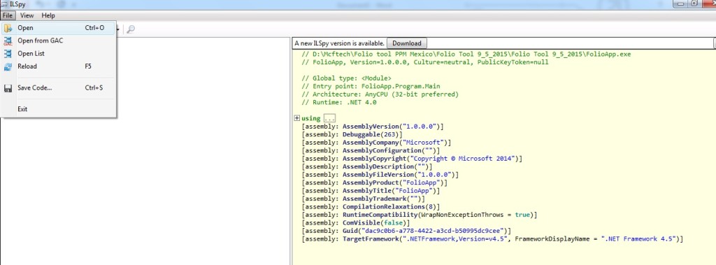 How to get .Net Source Code from DLL or EXE File - Taksa Technology ...